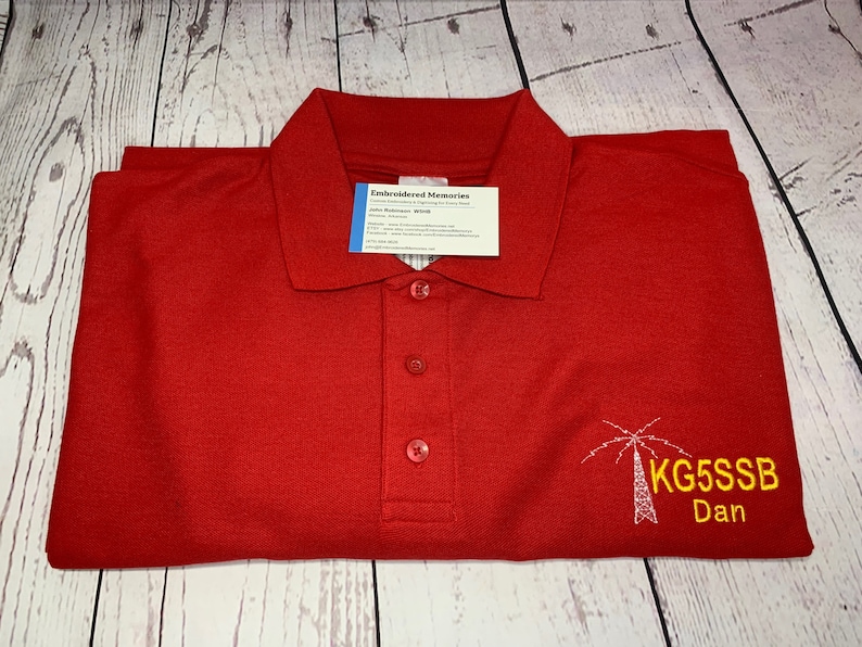 Ham Radio Polo Shirts Ham Radio Callsigns Amateur Radio - Etsy