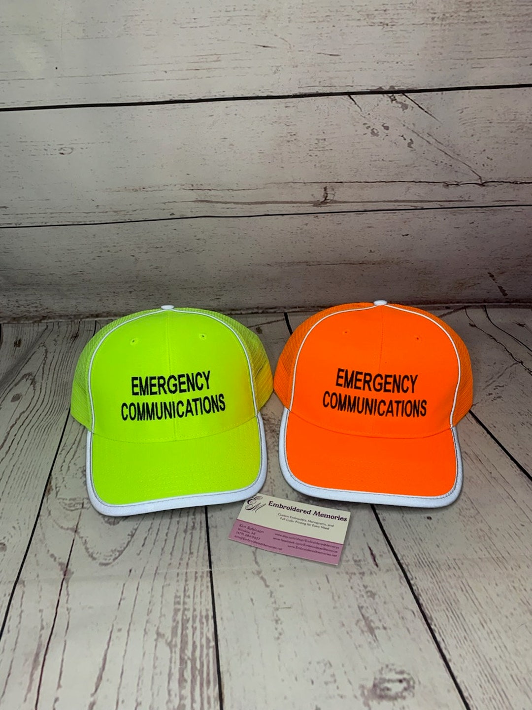 Emergency COMMUNICATIONS or MANAGEMENT Hat Ham Radio Callsign Hats ...