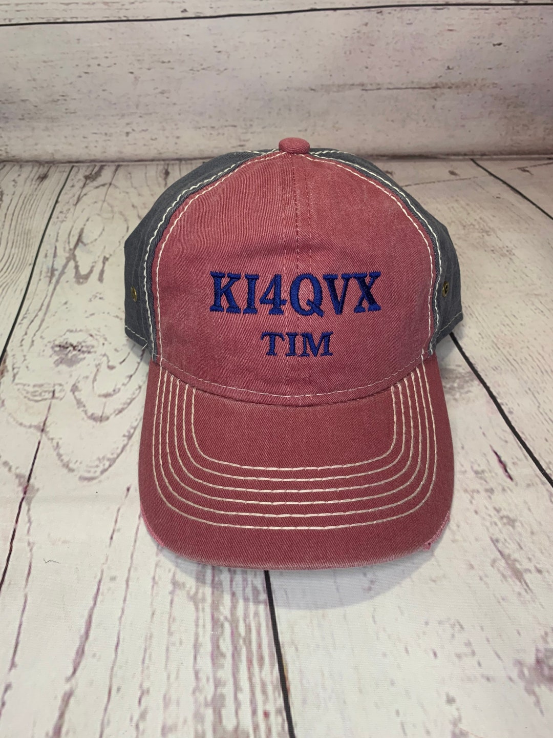 Ham Radio Embroidered Callsign Hat Amateur Radio Hats Custom Embroidery ...
