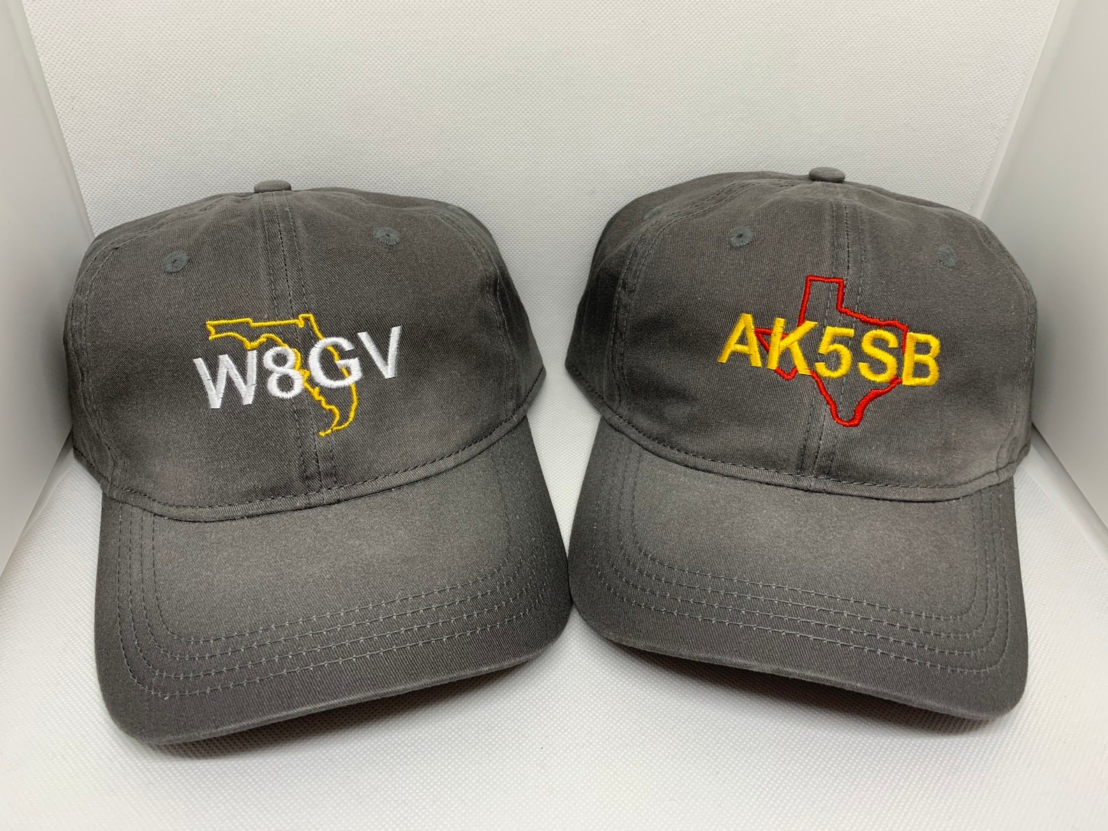 Ham Radio Callsign Hat Embroidered Amateur Radio Hats Custom Text Caps ...