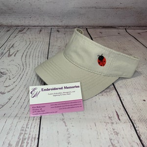 VISOR With Embroidered Mini Design Custom Visor Mens Visor Womens Visor ...