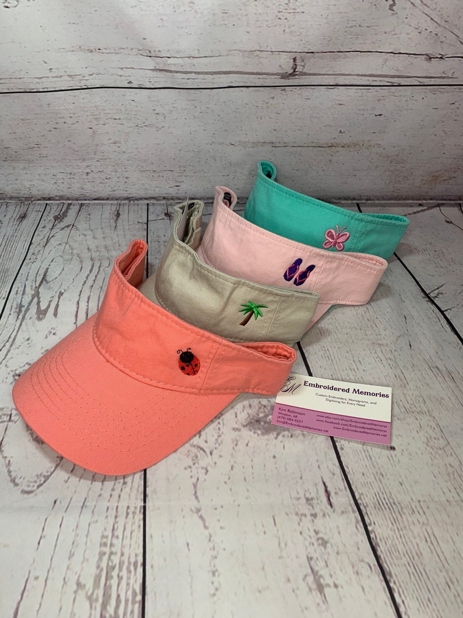 VISOR With Embroidered Mini Design Custom Visor Mens Visor - Etsy