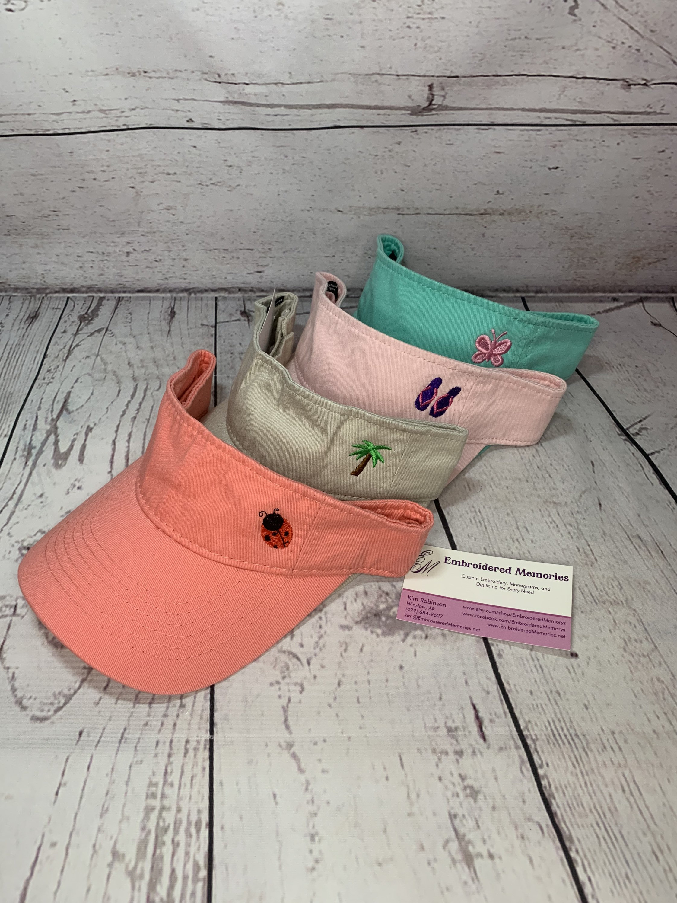 VISOR With Embroidered Mini Design Custom Visor Mens Visor - Etsy