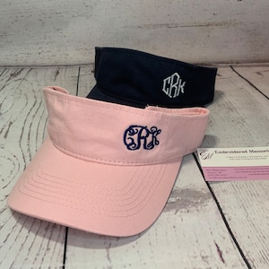 Embroidered Custom Text Visors Monogrammed Visors Custom - Etsy
