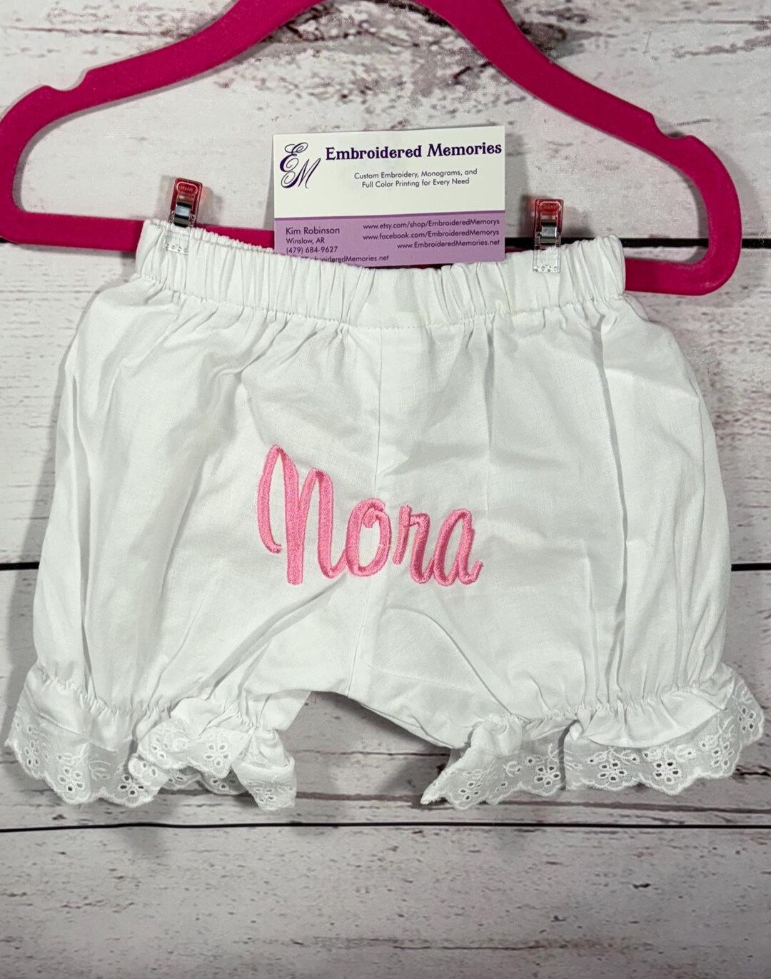 Personalized Embroidered Diaper Cover Knickers Baby Bottoms Baptism ...