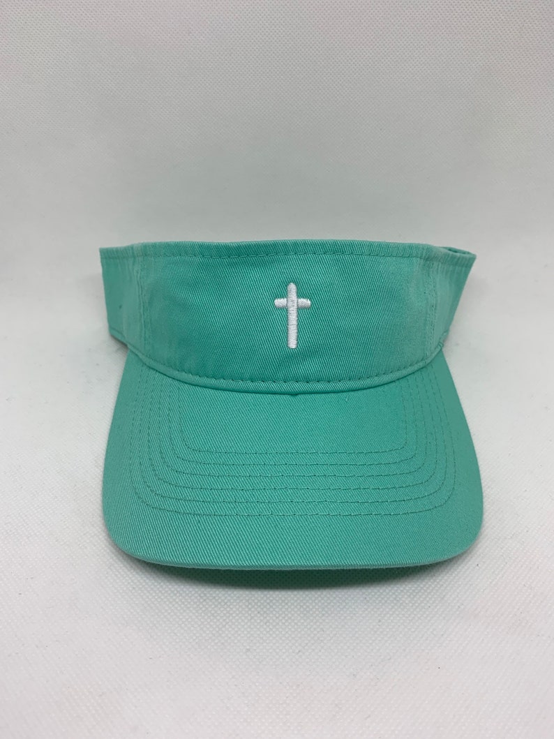 Cross Visor Embroidered Cross Custom Visors Embroidered Visors ...