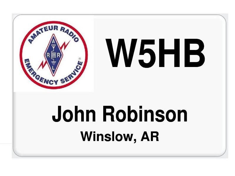 Ham Radio Name Badge With Callsign / Amateur Radio Custom Call - Etsy