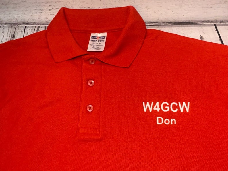 Ham Radio Polo Shirts Ham Radio Callsign Amateur Radio Fathers - Etsy