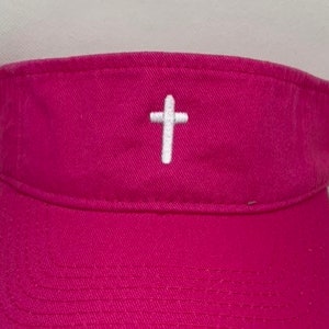 Cross Visor Embroidered Cross Custom Visors Embroidered Visors ...
