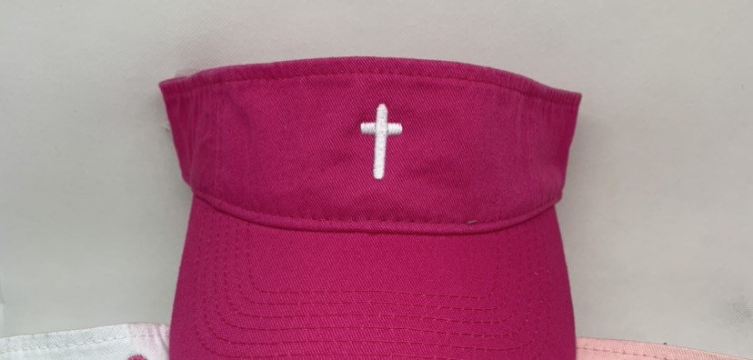 Cross Visor Embroidered Cross Custom Visors Embroidered Visors ...