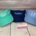 Custom Text Visors Monogrammed Visors Custom Embroidery - Etsy