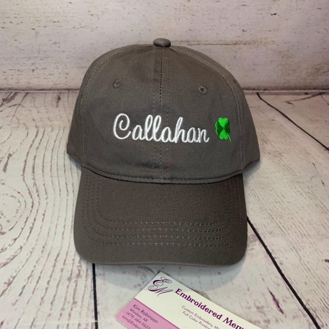 Custom Text Hat With Embroidered Mini Design - Etsy