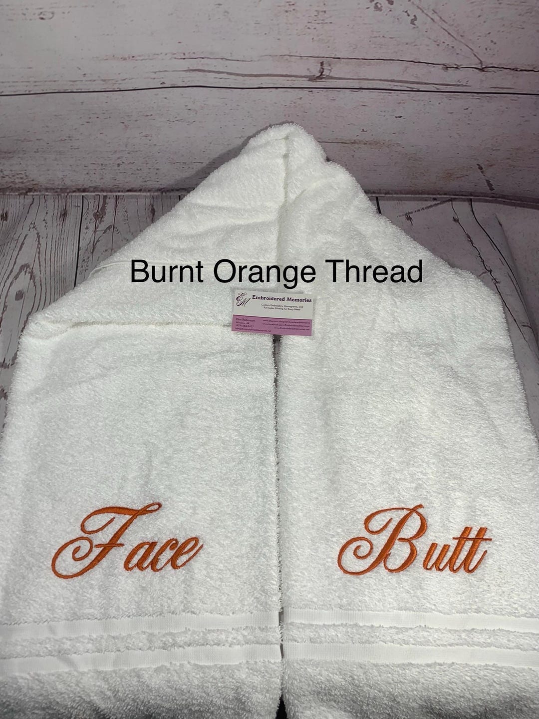 Embroidered Towels Face Butt Towels College Gifts Christmas Gift Ideas ...