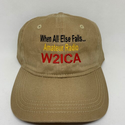 Custom Embroidered Hats / Caps ham RADIO Hat With - Etsy