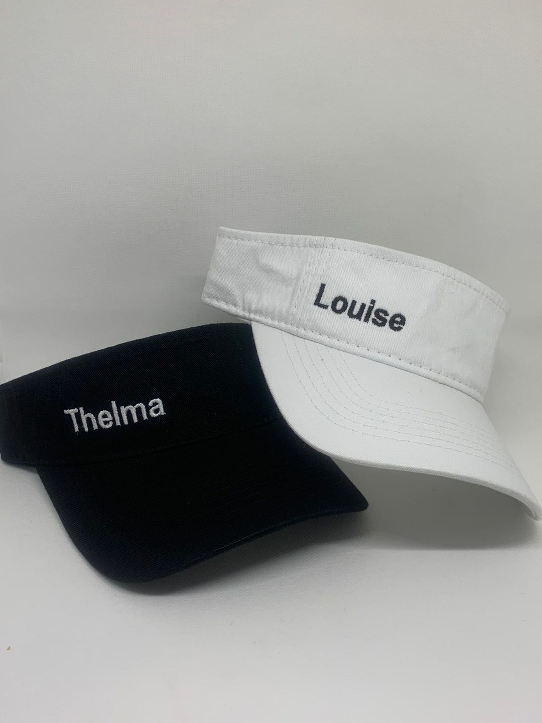Embroidered Custom Text Visors Monogrammed Visors Custom Embroidery ...