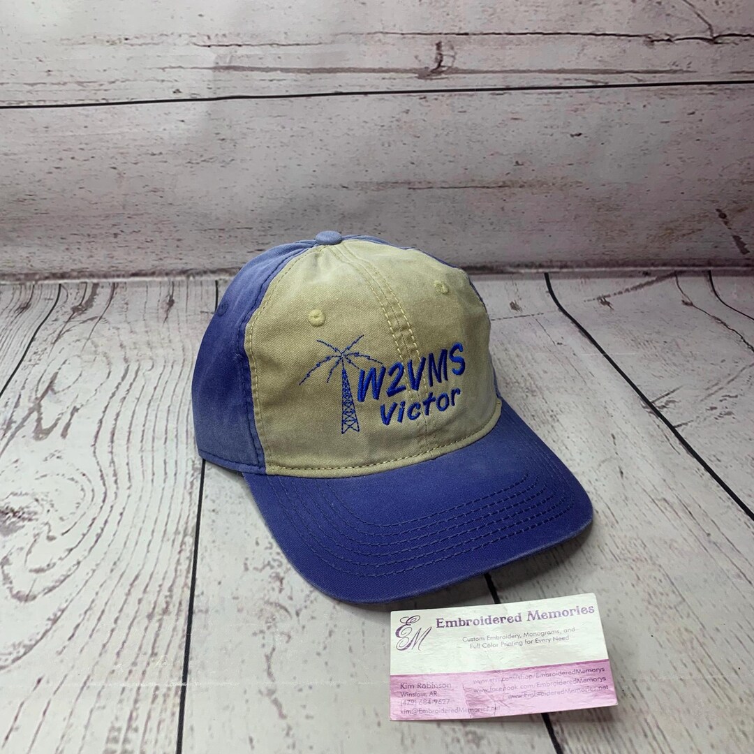 Ham Radio Embroidered Callsign Hat Amateur Radio Hats Custom Embroidery ...