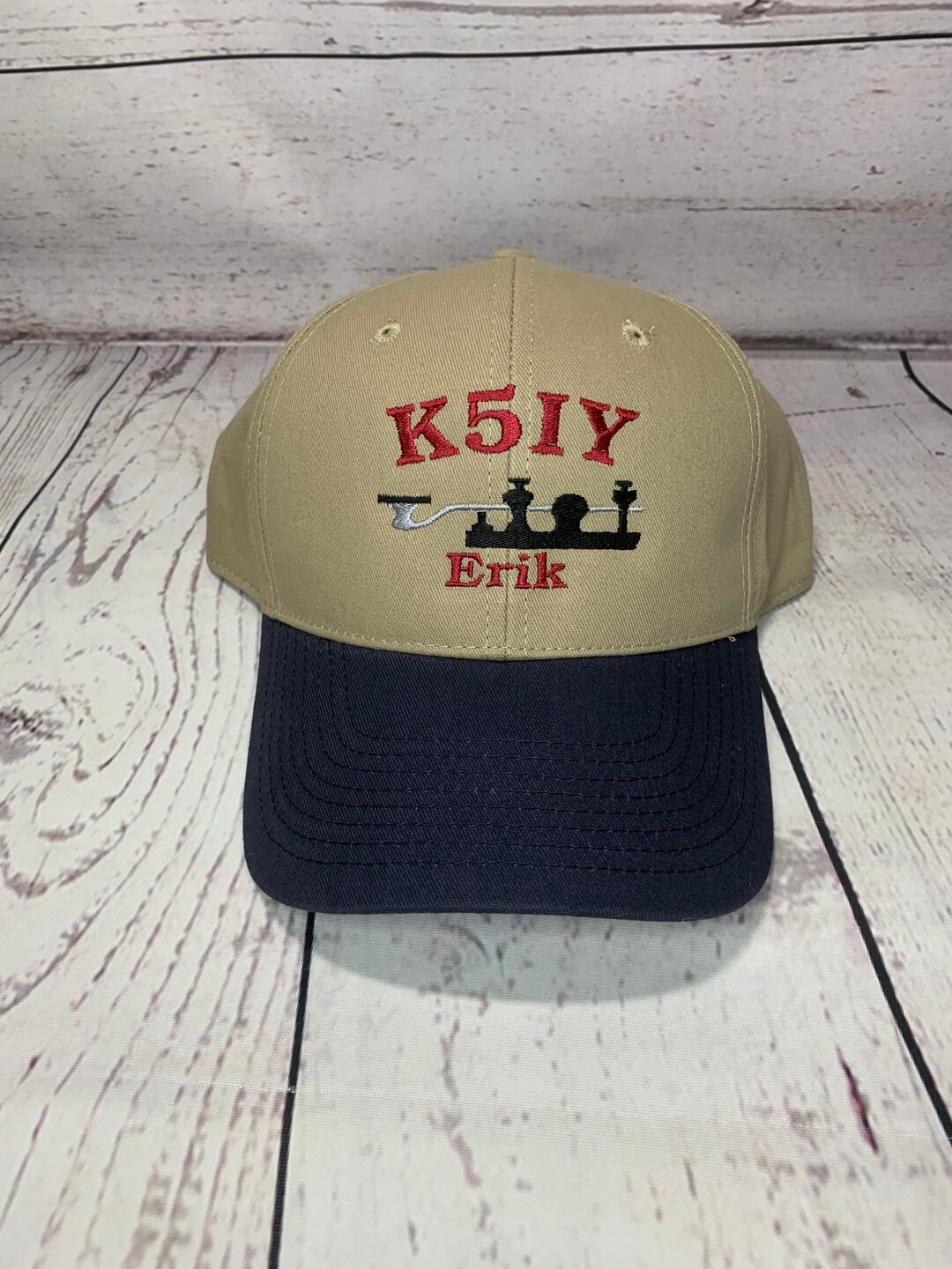 Ham Radio Callsign Hat CW KEY Amateur Radio Ham Radio Hats Fathers Day ...