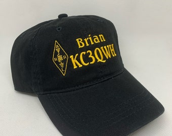 Radio Call Sign Hat - Etsy