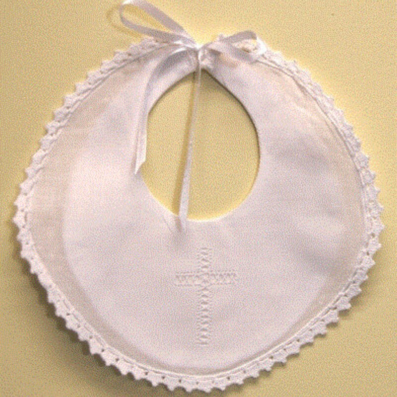 Christening Bib - Etsy