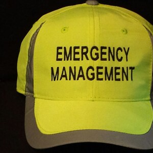 Emergency COMMUNICATIONS or MANAGEMENT Hat Ham Radio Callsign Hats ...