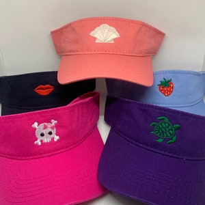 VISOR With Embroidered Mini Design Custom Visor Mens Visor - Etsy