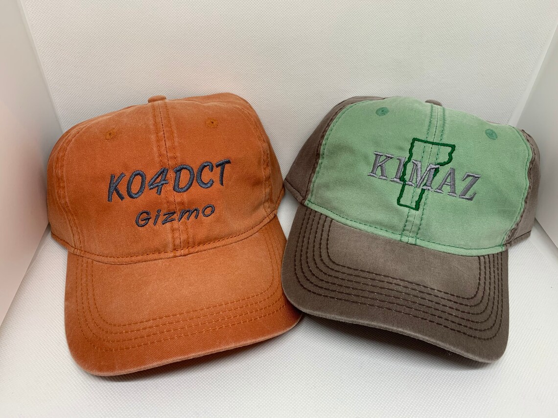 Ham Radio Embroidered Callsign Hat Amateur Radio Hats Custom - Etsy