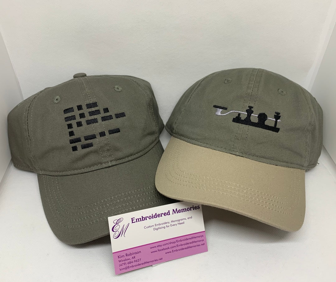 Ham Radio Callsign Hat With Morse Code Callsign , Embroidered Call Sign ...