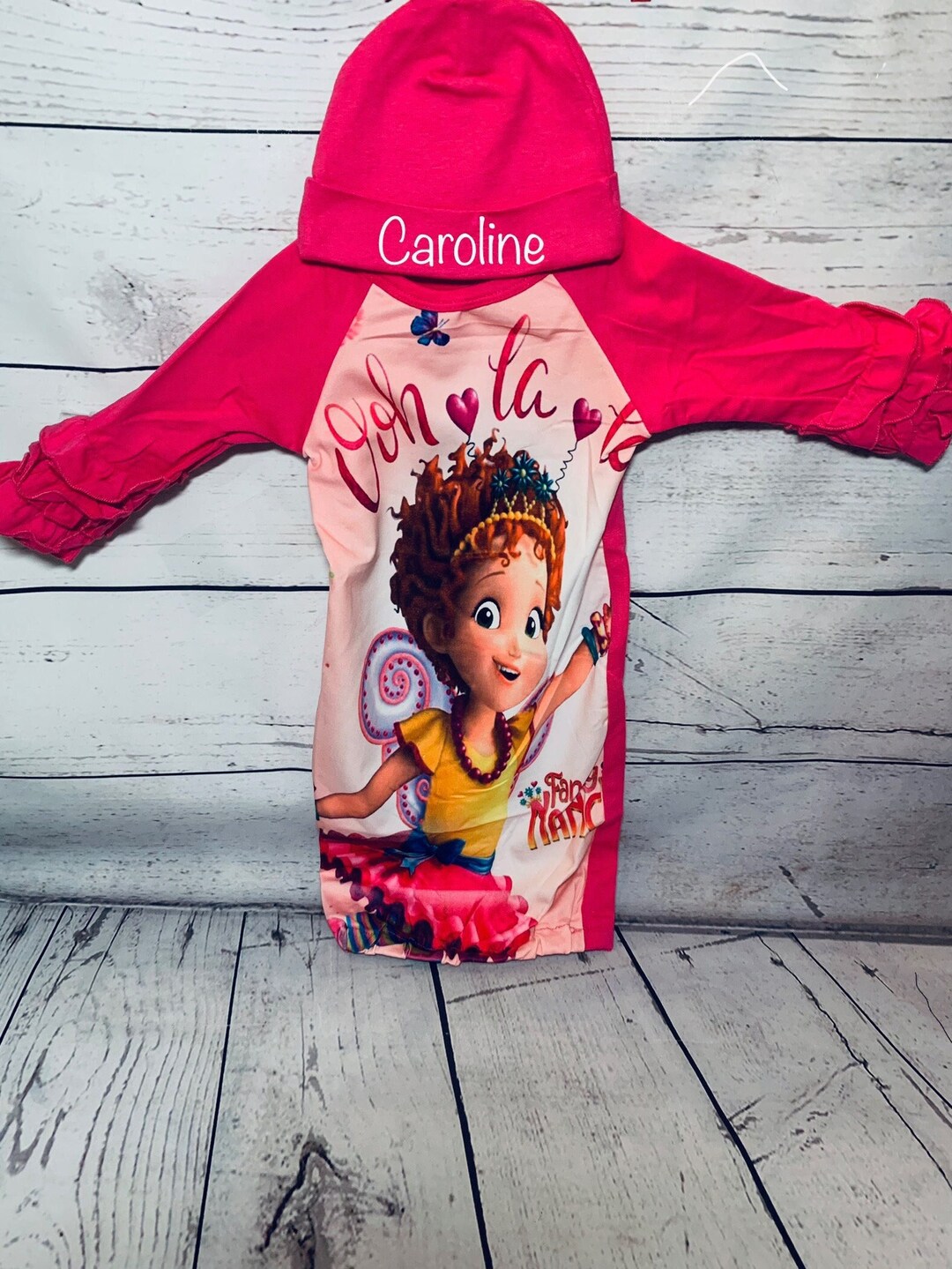 Baby Gown Fancy Nancy Ooo Lala Baby Girl Outfits Baby Boutique Baby ...