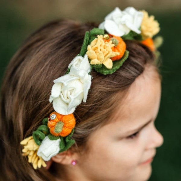 Felt Flower Headband - Etsy