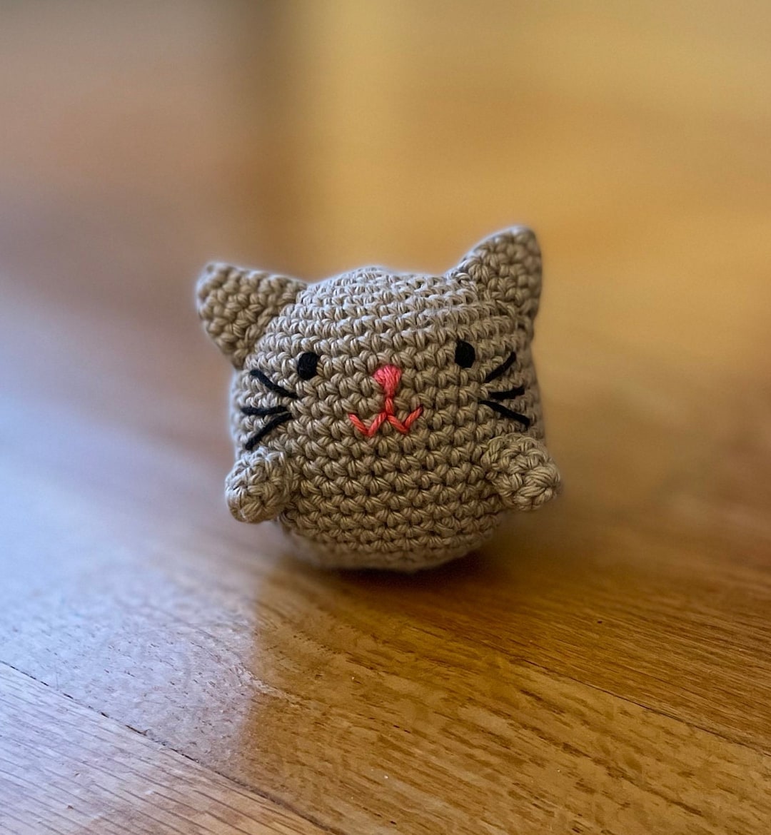 Crochet Pattern Cute Little Cat Amigurumi, Amigurumi Easy Pattern ...