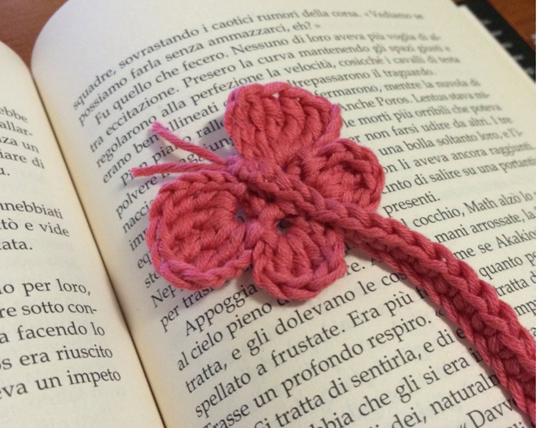 Crochet Butterfly Bookmark Pattern Pdf Butterfly Applique - Etsy