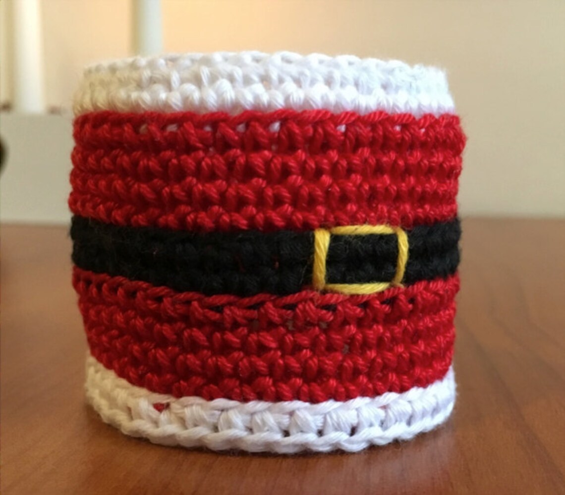 Christmas Crochet Pattern Christmas Napkin Ring Crochet | Etsy