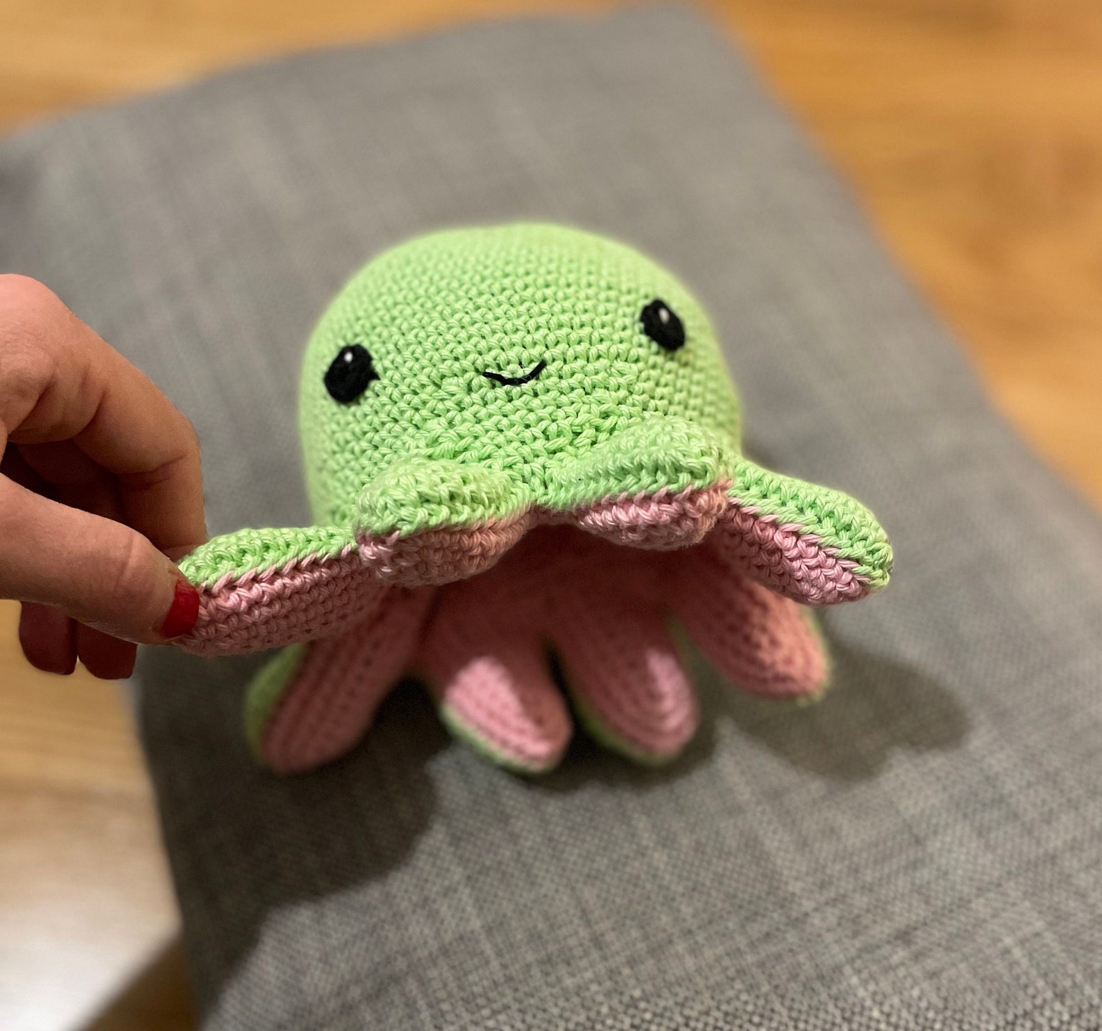 Reversible Octopus Crochet Pattern Pdf in Two Sizes for Baby - Etsy