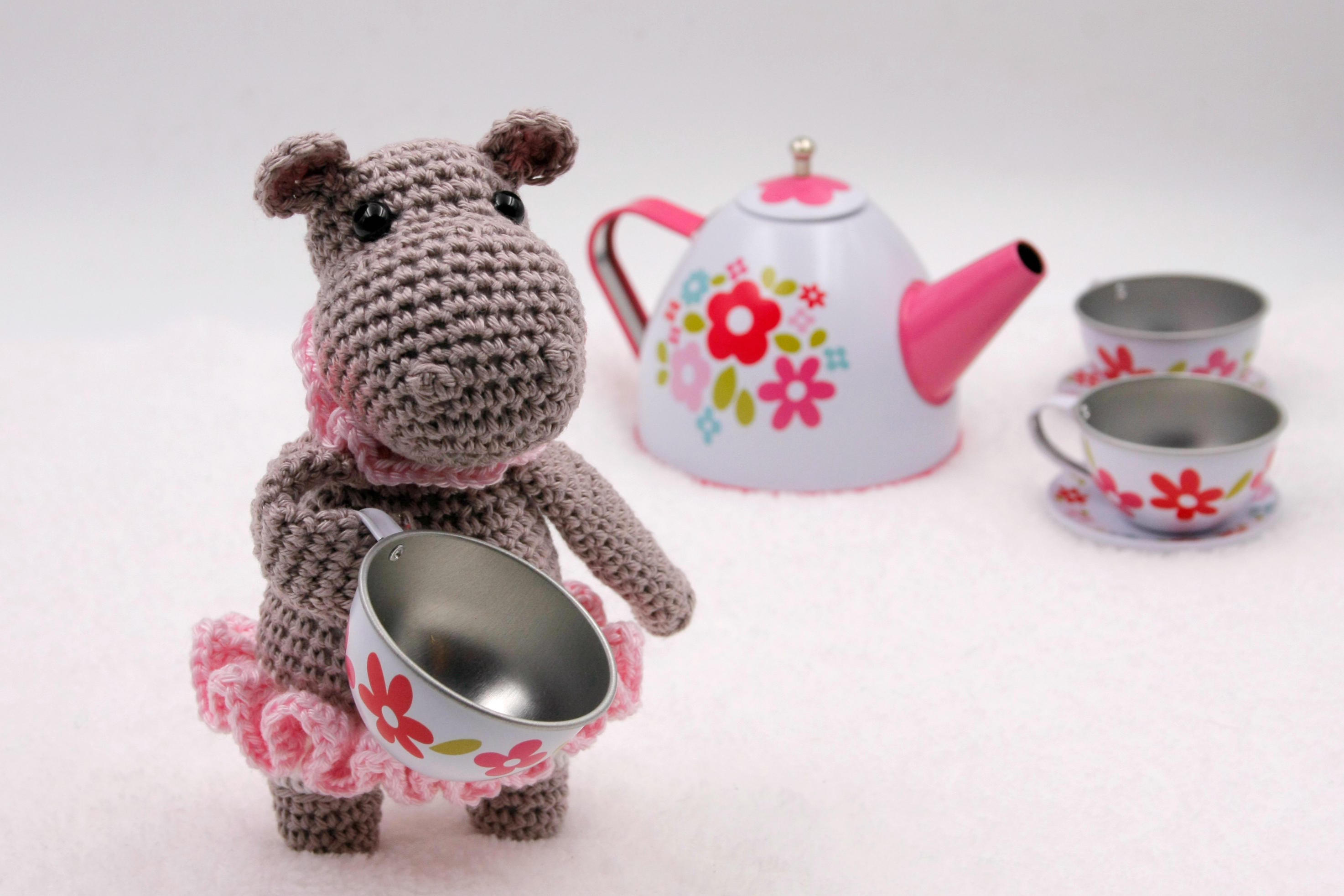 Crochet Pattern - Flora the Mini Hippopotamus - Etsy