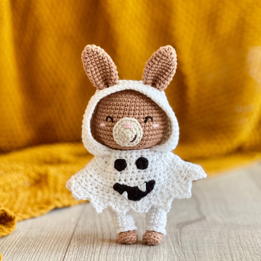 Henry the Ghost Bunny | PDF Crochet Pattern - Etsy