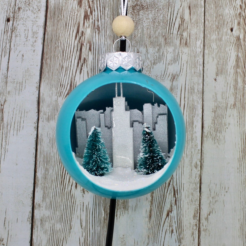 Chicago Bean Ornament - Etsy