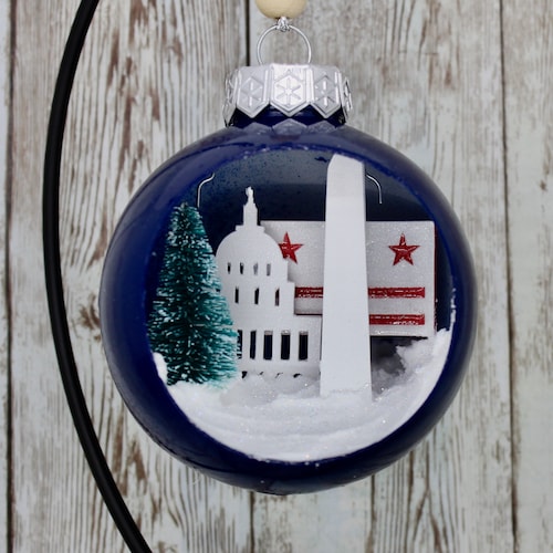 Washington DC Skyline Ornament Washington DC Gift New City - Etsy