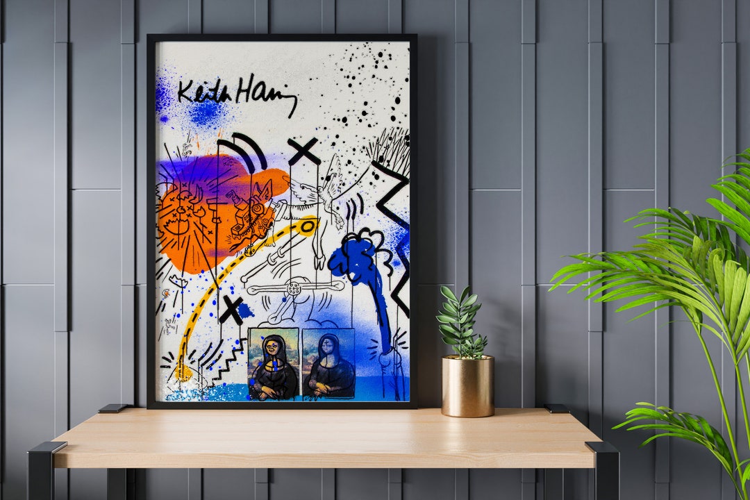 Keith Haring Digital Art Work // Printable // JPG // PDF // - Etsy Canada