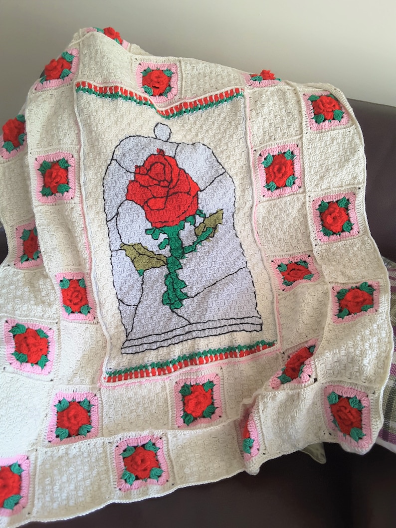 Rose Blanket Crochet Pattern Only - Etsy