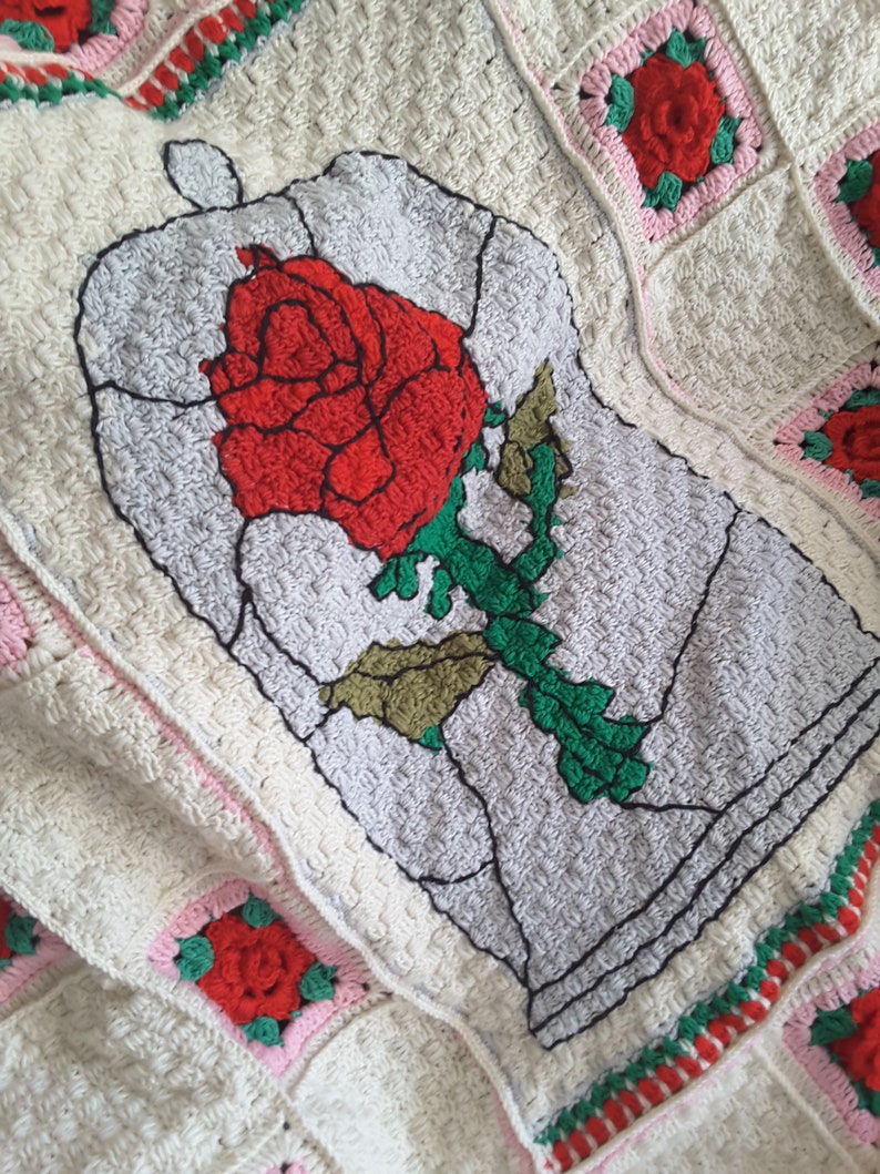 Rose Blanket Crochet Pattern Only - Etsy