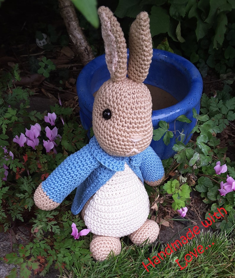 Peter the Rabbit Crochet Pattern Only Amigurumi US | Etsy