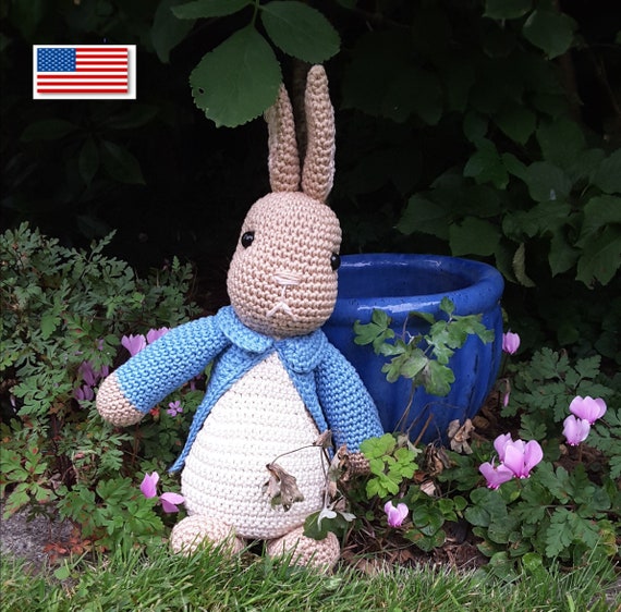 Peter the Rabbit Crochet Pattern Only Amigurumi US | Etsy