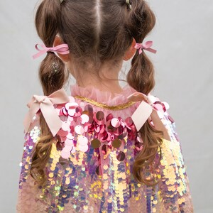 Rose Gold Sequin Cape, Shimmer Princess Cape, Accessories - Etsy