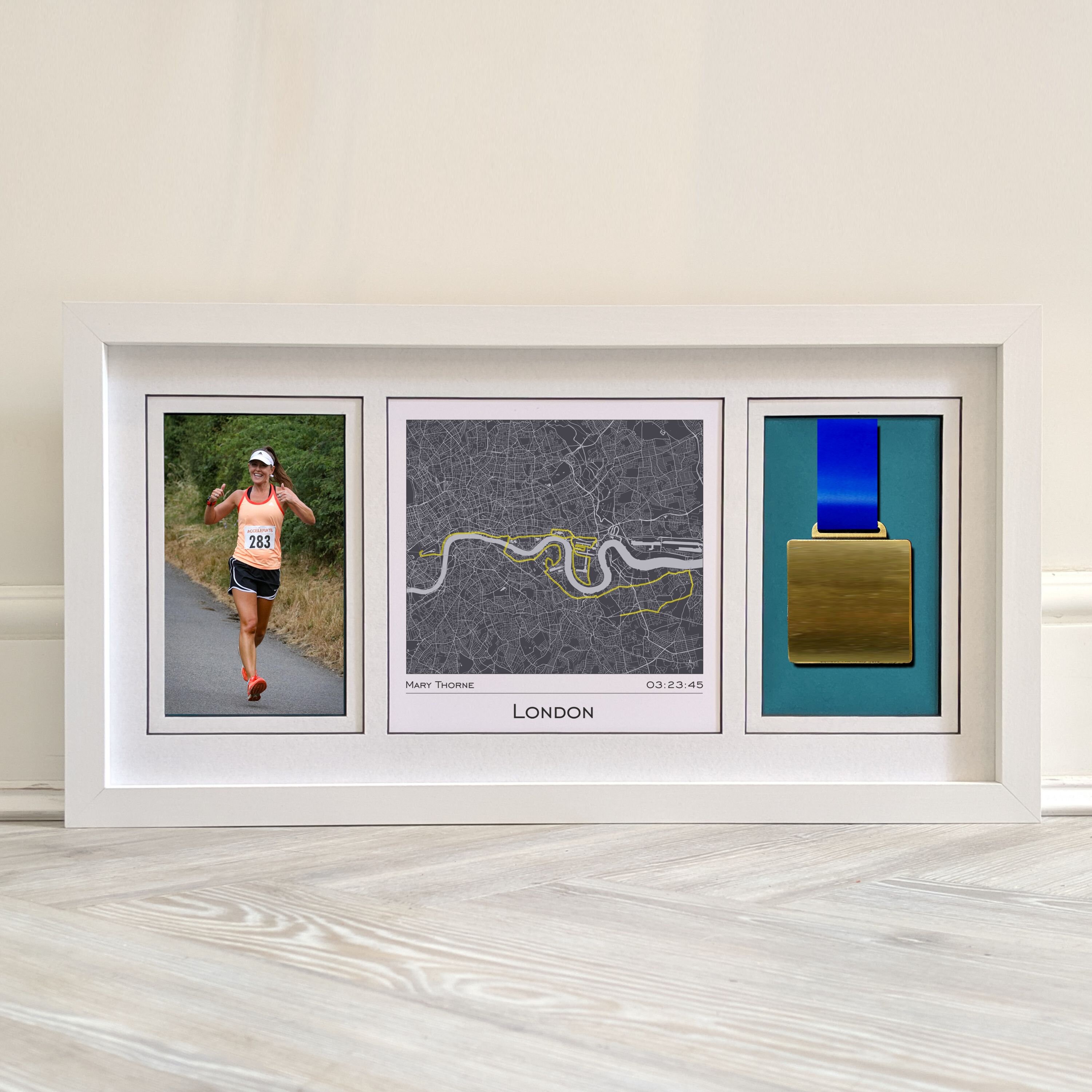 London Marathon Finisher's Print Photo and Medal | Etsy UK