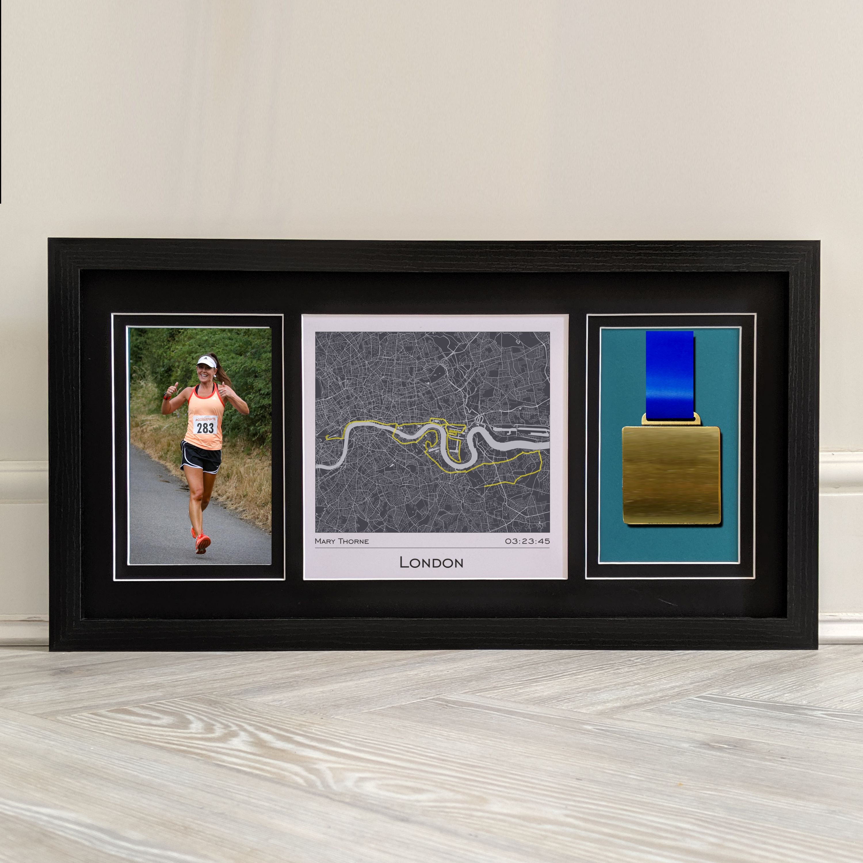 London Marathon Finisher's Print Photo and Medal | Etsy UK