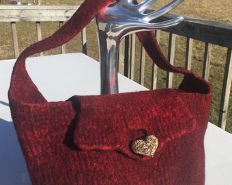 Red Purse - Etsy