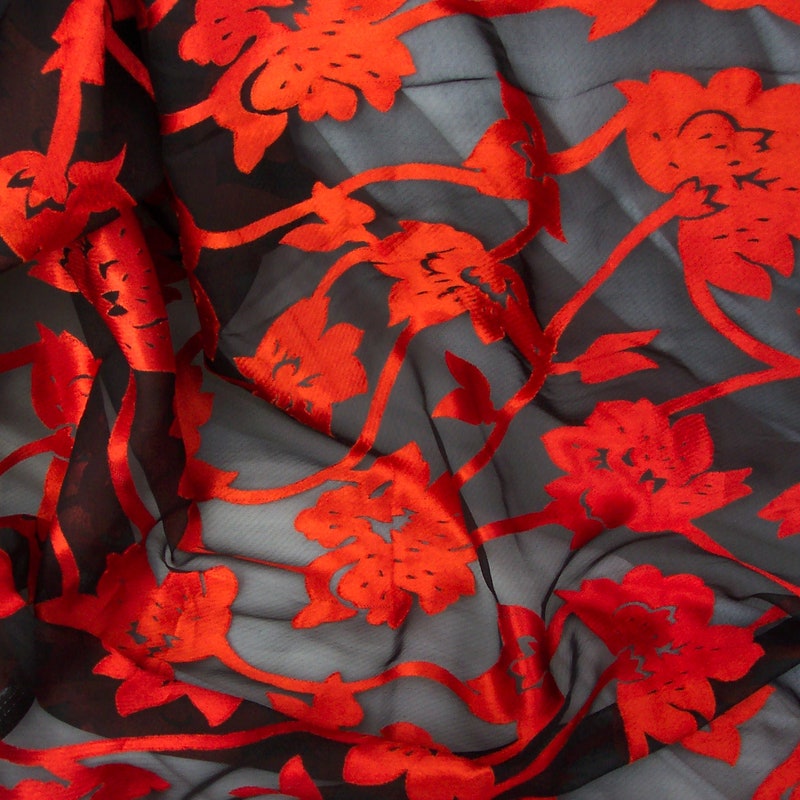 Burnout Fabric - Etsy