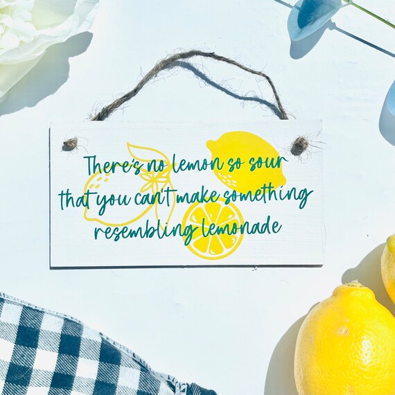 Theres No Lemon so Sour Sign This is Us Inspired Gift - Etsy