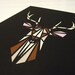 A4 Hand Cut Stag Paper Cut - Etsy