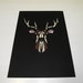 A4 Hand Cut Stag Paper Cut - Etsy